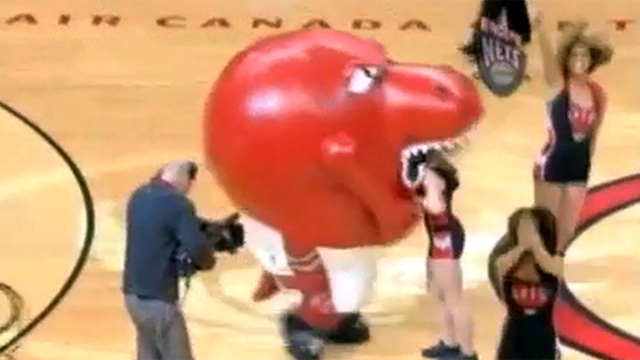 Mascot Devours Cheerleader | Fox News Video