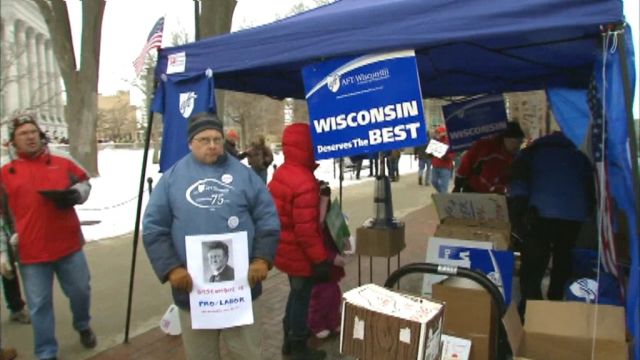 Protesters Continue to Rally in Madison | Fox News Video