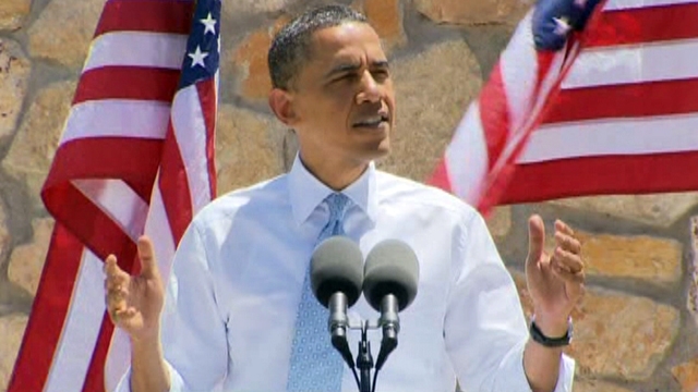 Obama Claims Border Fence Nearly Complete | Fox News Video