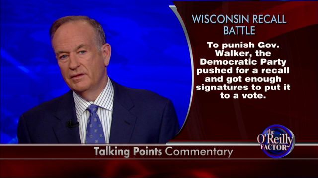 O’Reilly’s Talking Points Memo: Vicious Battle Between Left and Right ...