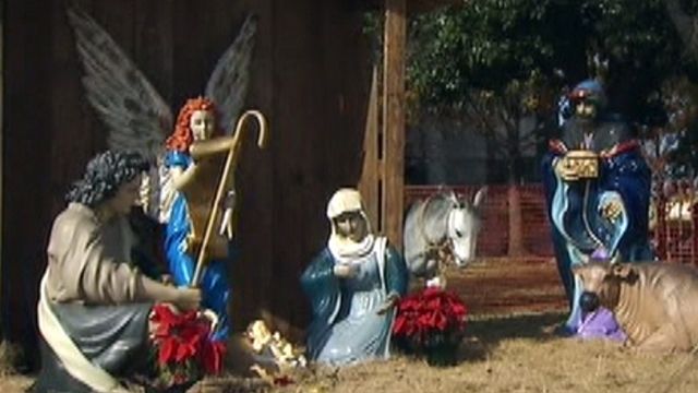 Prayer Rally Held in Support of Controversial Nativity Scene | Fox News ...